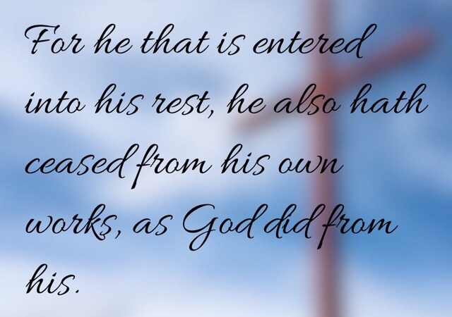 High Holy Rest In Christ